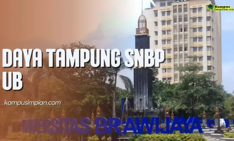 Daya Tampung SNBP UB dan Peminatnya 2025 - 2026