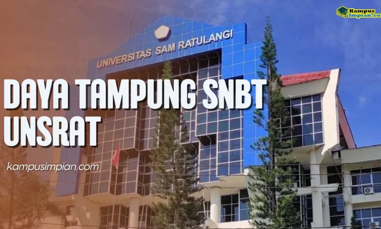 Daya Tampung SNBT UNSRAT dan Peminatnya 2025 - 2026