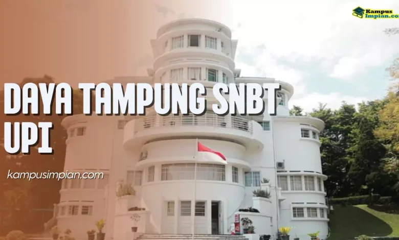 Daya Tampung SNBT UPI dan Peminatnya 2025 - 2026