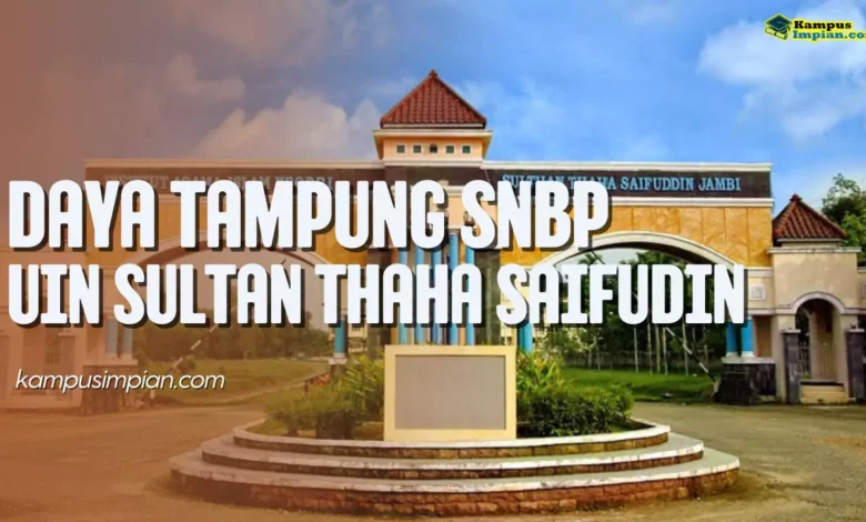 Daya Tampung SNBP UIN STS Jambi dan Peminatnya 2025 - 2026